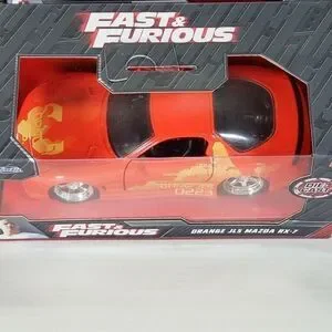 Toys | Jada Fast Furious Orange Jls Mazda Rx7 132 Diecast Collectible ...